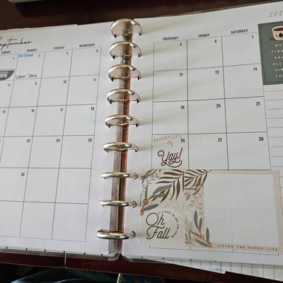 Printed Personal Size Planner Inserts Personal Size Refill Paper ...