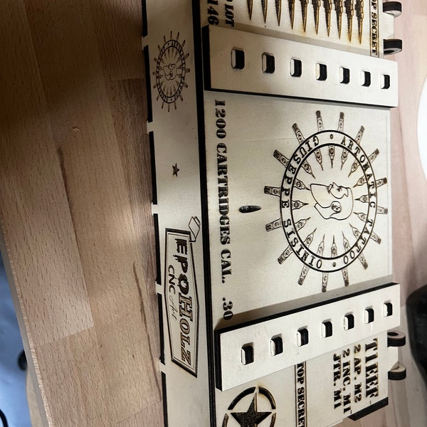 Original Military Gift Box 5.5" X 10.6" X 2" Inch Size for 4, 5, 6 Mm ...