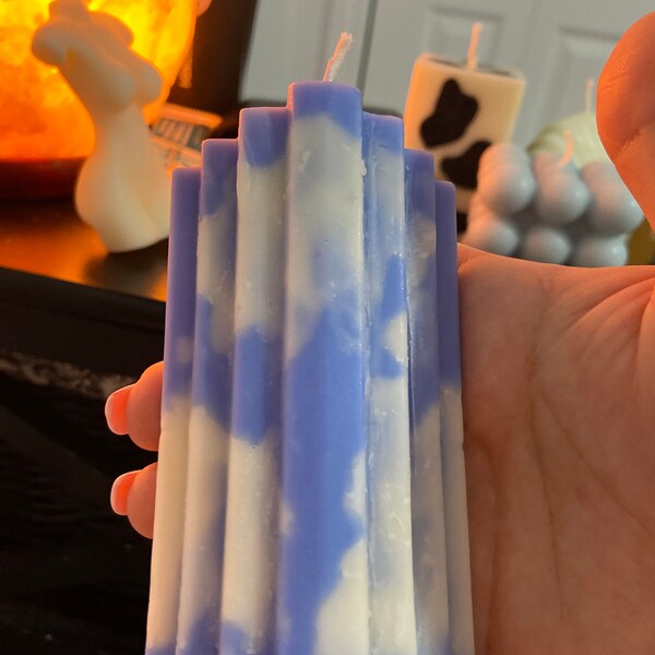 Sky Candle| Blue Sky Candle| Stair-shaped Candle| Unique Candle| Gift ...