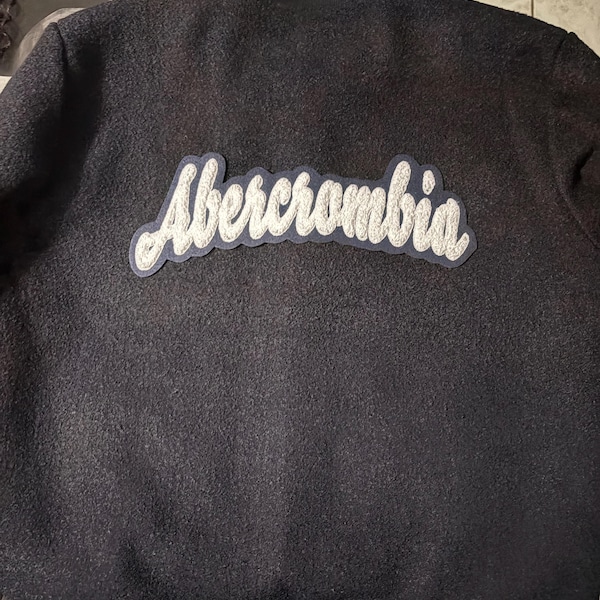 Custom Chenille Script Name Letterman Jacket Patch Arched - Etsy
