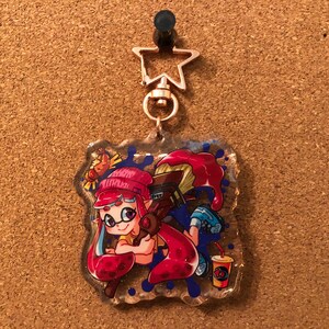 Splatoon Inspired Acrylic Keychains - Etsy
