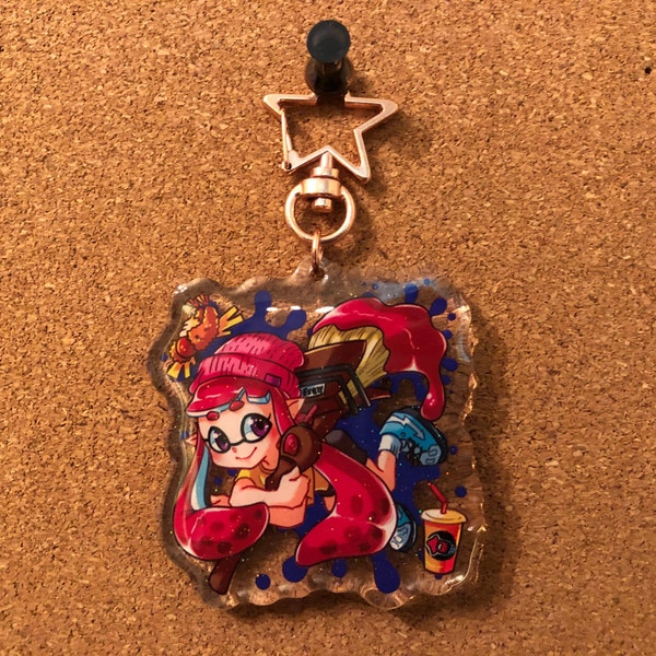 Splatoon Inspired Acrylic Keychains - Etsy