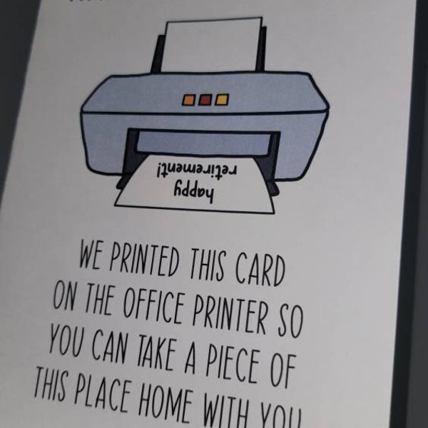 Printable Maternity Leave Card, Funny Maternity Gift From Office, 5x7 ...