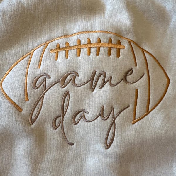 Embroidered Game Day Shirt, Tis the Season Shirt, Embroidered Fall ...