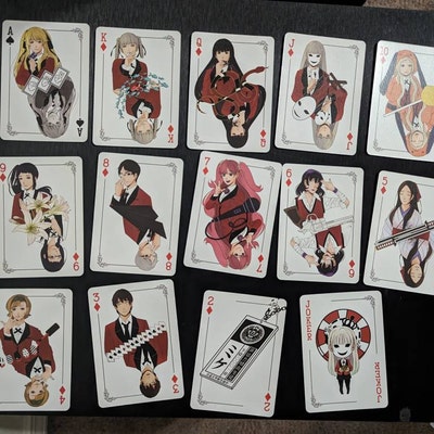 Kakegurui Playing Cards 54-card Deck - Etsy