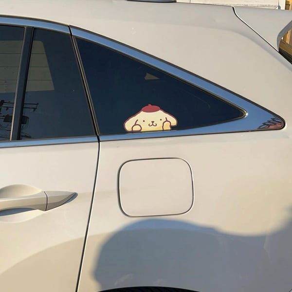 Pompompurin Peeker - Car Decal / Vinyl Sticker - UV Laminated - Etsy