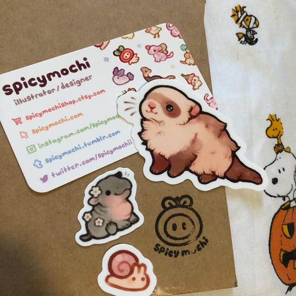 Pumpkin Possum Sticker, Gift for Possum Lover Sticker, Cute Halloween ...