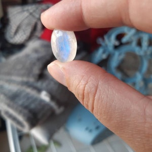 Natural Rainbow Moonstone Bulk White Rainbow Cabs Loose Smooth Polished ...