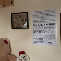 The Writing Manifesto Print — Gift for Writer, Author, Poet, Novelist ...
