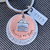 Personalized New Home Key Chain, Our First Home Keychain, Our 1st Home ...