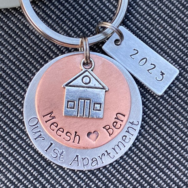 Personalized New Home Key Chain, Our First Home Keychain, Our 1st Home ...