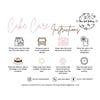 Cake Care Card Cake Instructions Cake Instructions Card Cake Care ...
