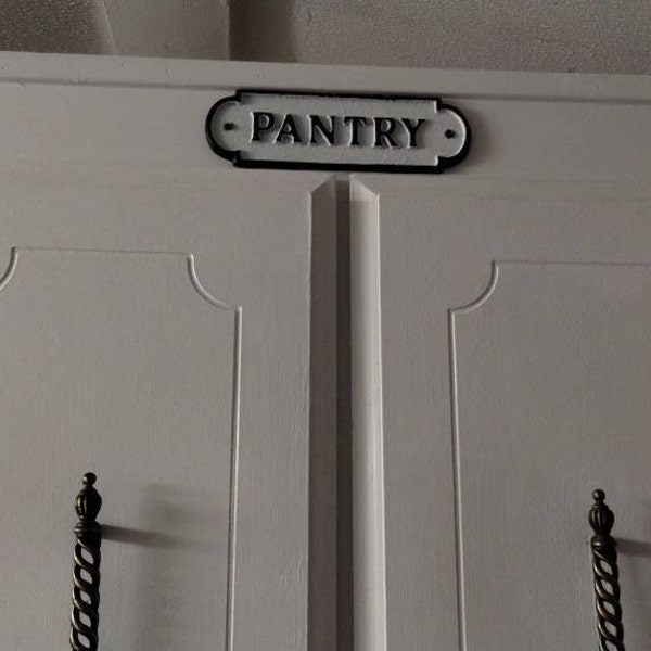 Pantry Sign Cast Iron - Etsy