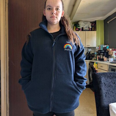 Personalised Embroidered Infinity Symbol Initial Sweatshirt or Hoodie ...