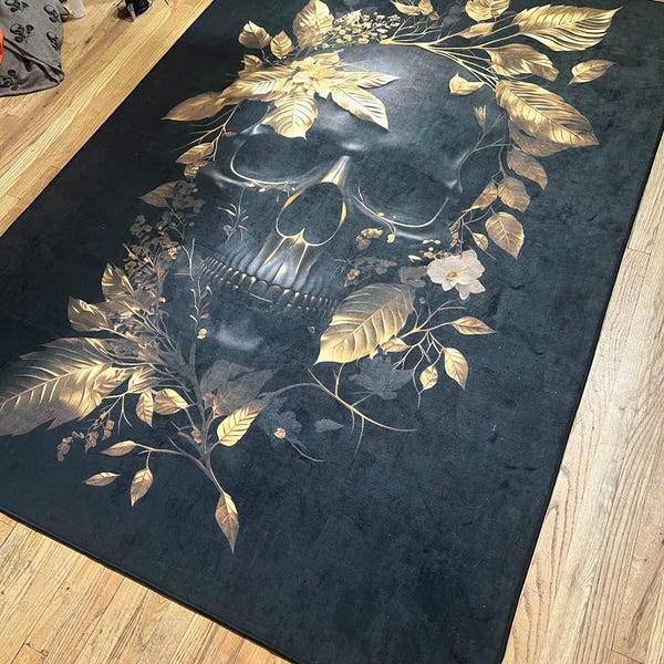 Vampire Girl Rug,dark Aesthetic Rug,vampire Rug,ghost Rug,gothic Rug ...