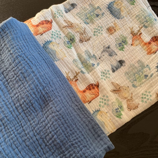 Double Gauze Fabric Digital Printed, Muslin Fabric, Double Gauze Fabric ...