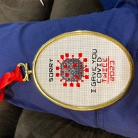 Last Christmas QR Code Cross Stitch Pattern, Plays Wham! Song on ...