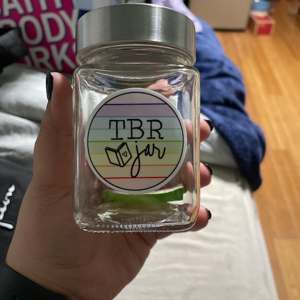 TBR Jar - to Be Read Jar - Choose Your Next Book - Draw Book Choice Jar ...
