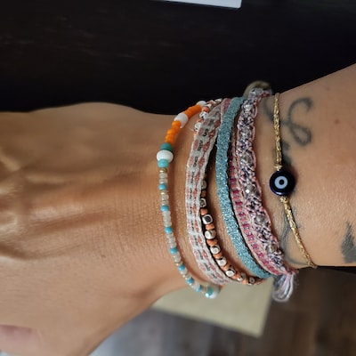 Black String Evil Eye Bracelet, Blue Evil Eye Bracelet, Mens Evil Eye ...