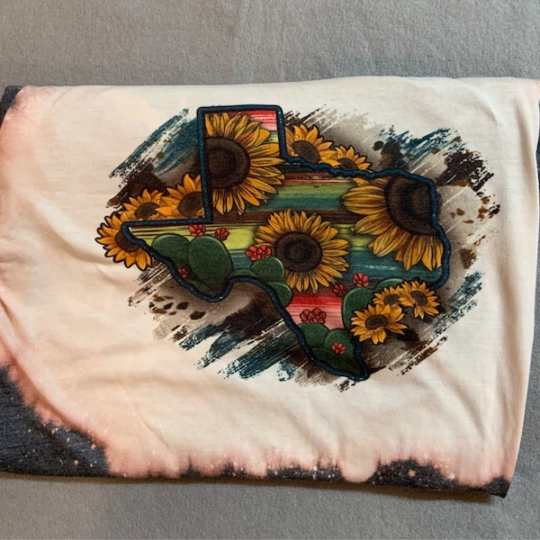 Serape Texas Sunflower Flag, Texas , Sunflower, Western Cactus, Serape ...