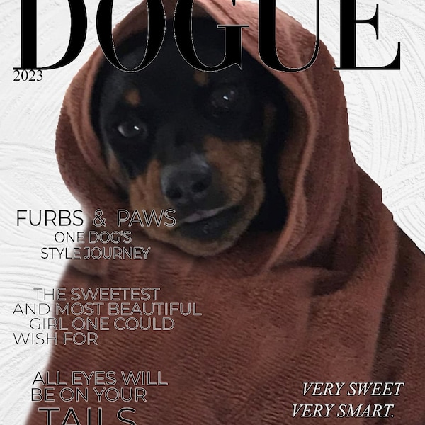 Personalized Dog Prints | Magazine Covers | Pet Portraits | Custom Pet ...
