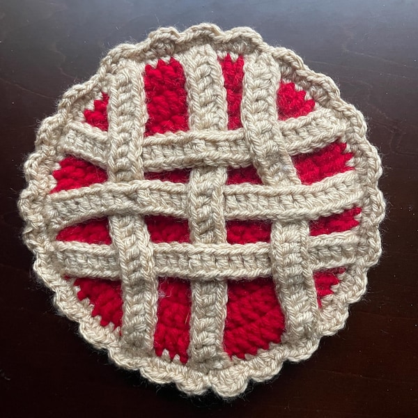 PATTERN | Crochet Cutie Pie Potholder Pattern PDF - Etsy