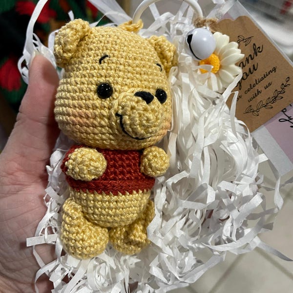 Finished Product: Handmade Winnie and Friends Keychain - Etsy