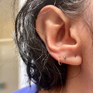 18G/20G 5mm SUPER TINY Cartilage Hoop 5mm Hinged Clicker - Etsy