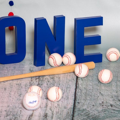 White Stand up ONE Letter Sign-first Birthday-photo Prop-party Decor ...