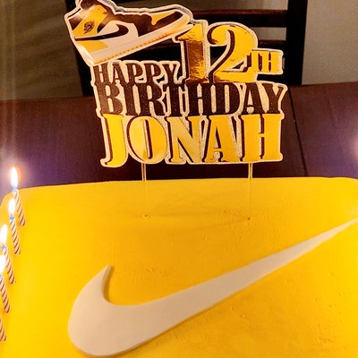 Premium Top Quality Jordan Sneaker/trainer Cake Topper 3D - Etsy