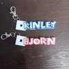 ROBLOX Personalized Custom Name Tag Keychain Keyring Zipper - Etsy