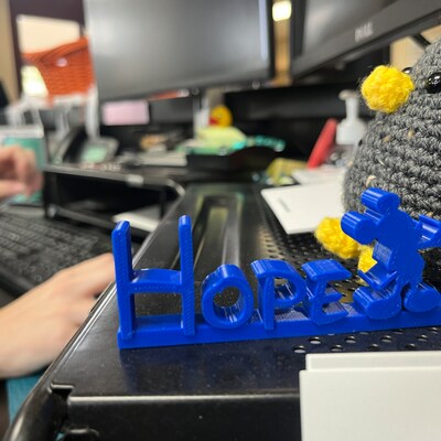 3D Printed RGB LED Letter Lamp With Remote One of a Kind Great for ...