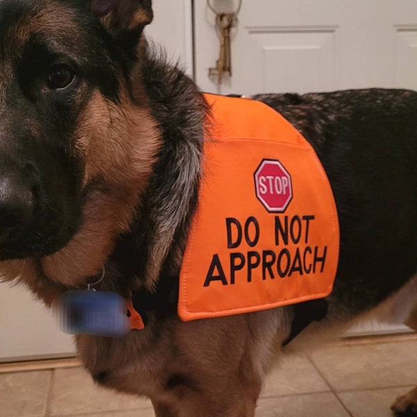 Vest (select Your Size), STOP Do Not Approach, Light Weight Sd Style ...