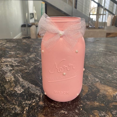 Minnie Mouse Mason Jar Minnie Mouse Centerpiece Minnie Mouse - Etsy