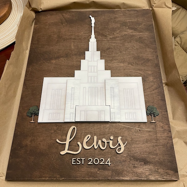 LDS Art, Temple Wedding Sign, LDS Temple Art, Families Are Forever ...