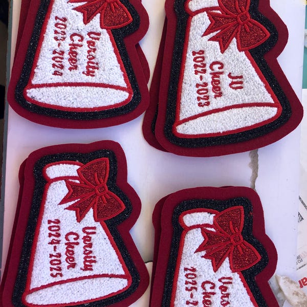 Captain Bow Custom Embroidered Patches for Letterman Jackets, Bags ...