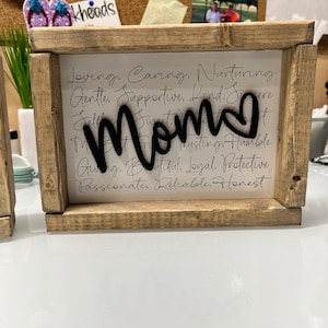 Mom Sign Svg, Mothers Day Svg, Mom Appreciation Sign Svg, Mom Cut File ...