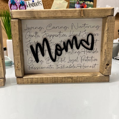 Mom Sign Svg, Mothers Day Svg, Mom Appreciation Sign Svg, Mom Cut File ...