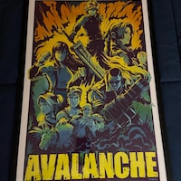 AVALANCHE Video Game Poster, Video Game Art, Prints, Gamer Room Decor ...