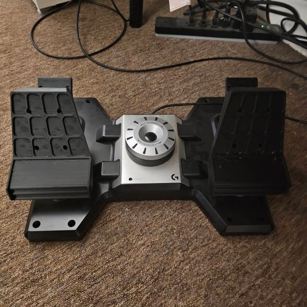 Cessna-style Pedals for Logitech Saitek G Pro Flight Rudder (STL File ...