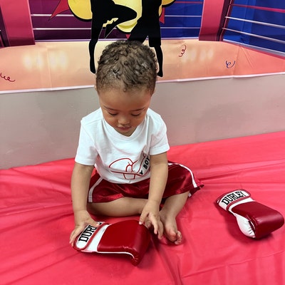 Personalized Perfection: Baby Boxing Set With Custom Wearable Gloves ...