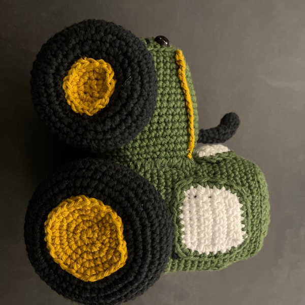 Crochet Pattern: Tractor Farm Vehicle Stuffed Toy, Vehicle Soft Toy ...
