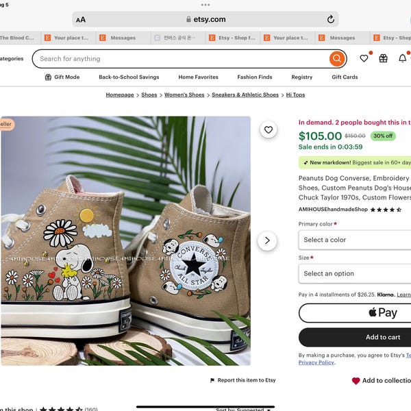 Embroidery Snake Converse, Fall Vibes Design Sneaker, Autumn Flowers ...