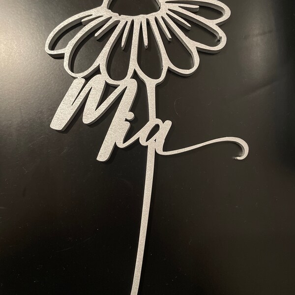 Daisy Custom Name Birthday Cake Topper Boy Girl Birthday Baby Cake ...