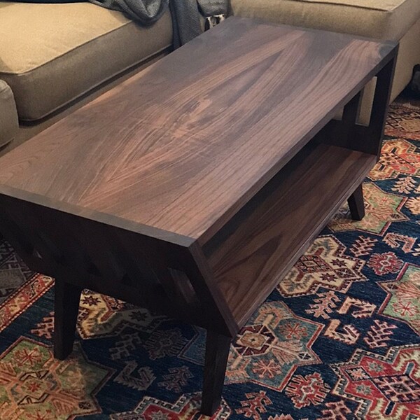 The Rigo: Queen Bed Frame Handcrafted From Solid Hardwood - Etsy