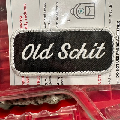 Embroidered Custom Iron-on Rectangle Name Patch - Etsy