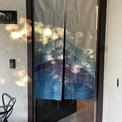 Japanese Koi Fish Noren Japanese Noren Door Doorway Curtain - Etsy