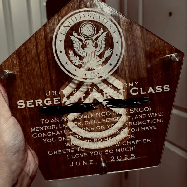 Commemorative Acrylic Engraved Wood Plaque | Promotional Gift | Police ...