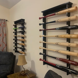 20 Bat Vertical Baseball Bat Display Rack for Regular Bats | Etsy
