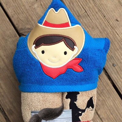 Cowboy Applique Design - Etsy